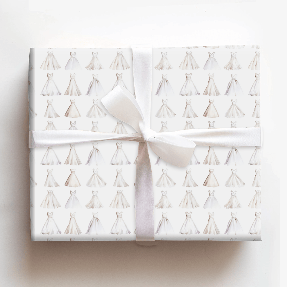 Genevieve Lux Wrapping Paper: Vintage Wedding Gift Wrap – Aspen & Arlo