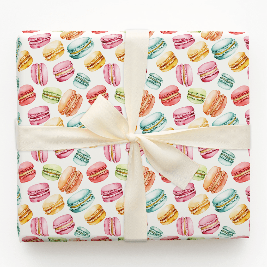 Macaron Moments Wrapping Paper: Macaroon Gift Wrap for Birthdays and ...