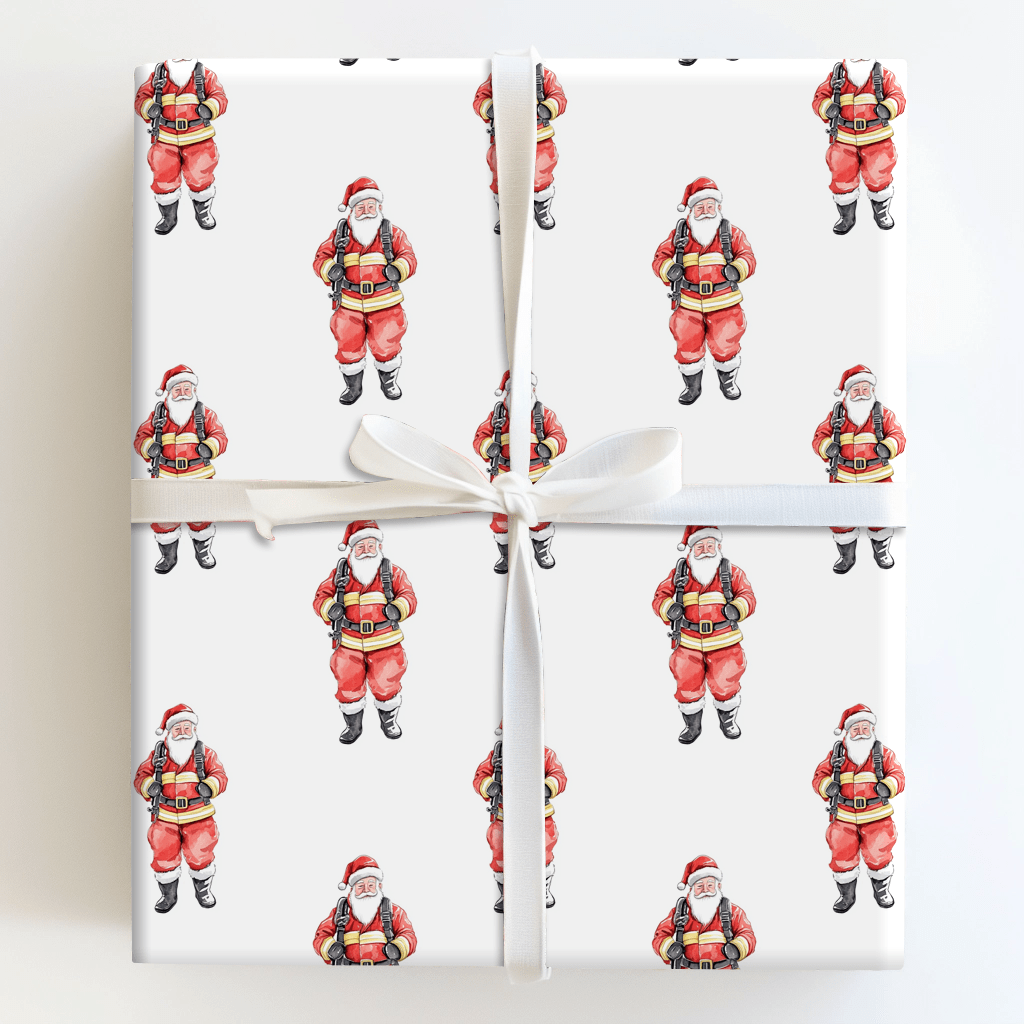 Don't Claus a Fire Wrapping Paper – Aspen & Arlo Gift Wrap
