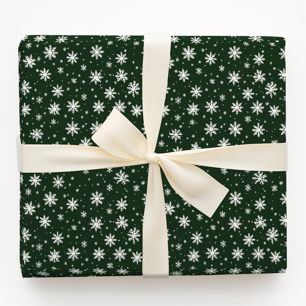 Frost Carson Wrapping Paper: Christmas Snow Gift Wrap Wrapping Paper ...