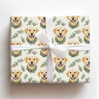 December Dog Wrapping Paper: Christmas Puppy Gift Wrap – Aspen & Arlo