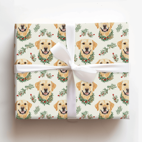December Dog Wrapping Paper: Christmas Puppy Gift Wrap – Aspen & Arlo